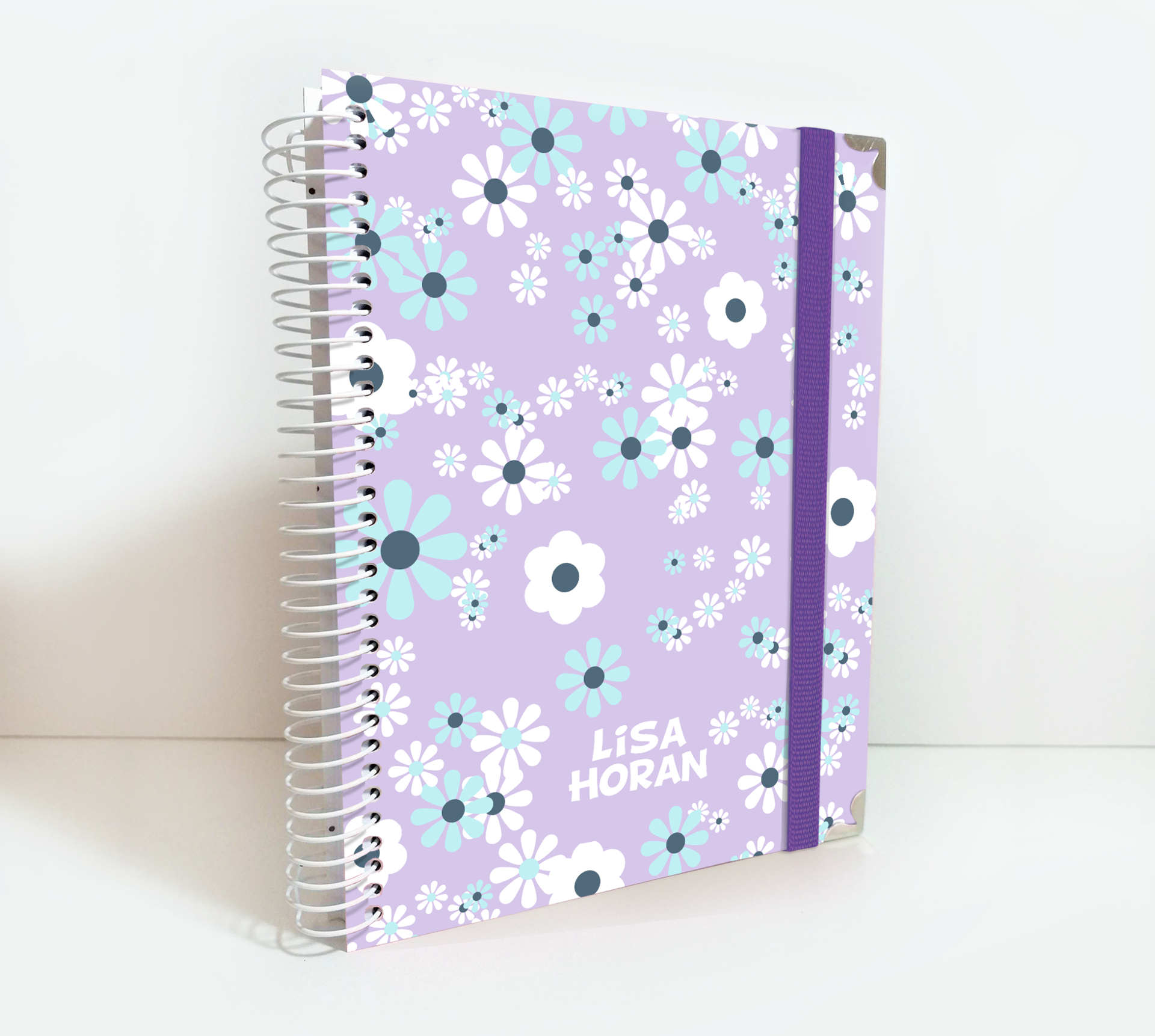 Personalized 2020 21 Weekly Planner Purple Spring Daisies Theme Personalized 2020 21 Weekly Planner Purple Spring Daisies Theme